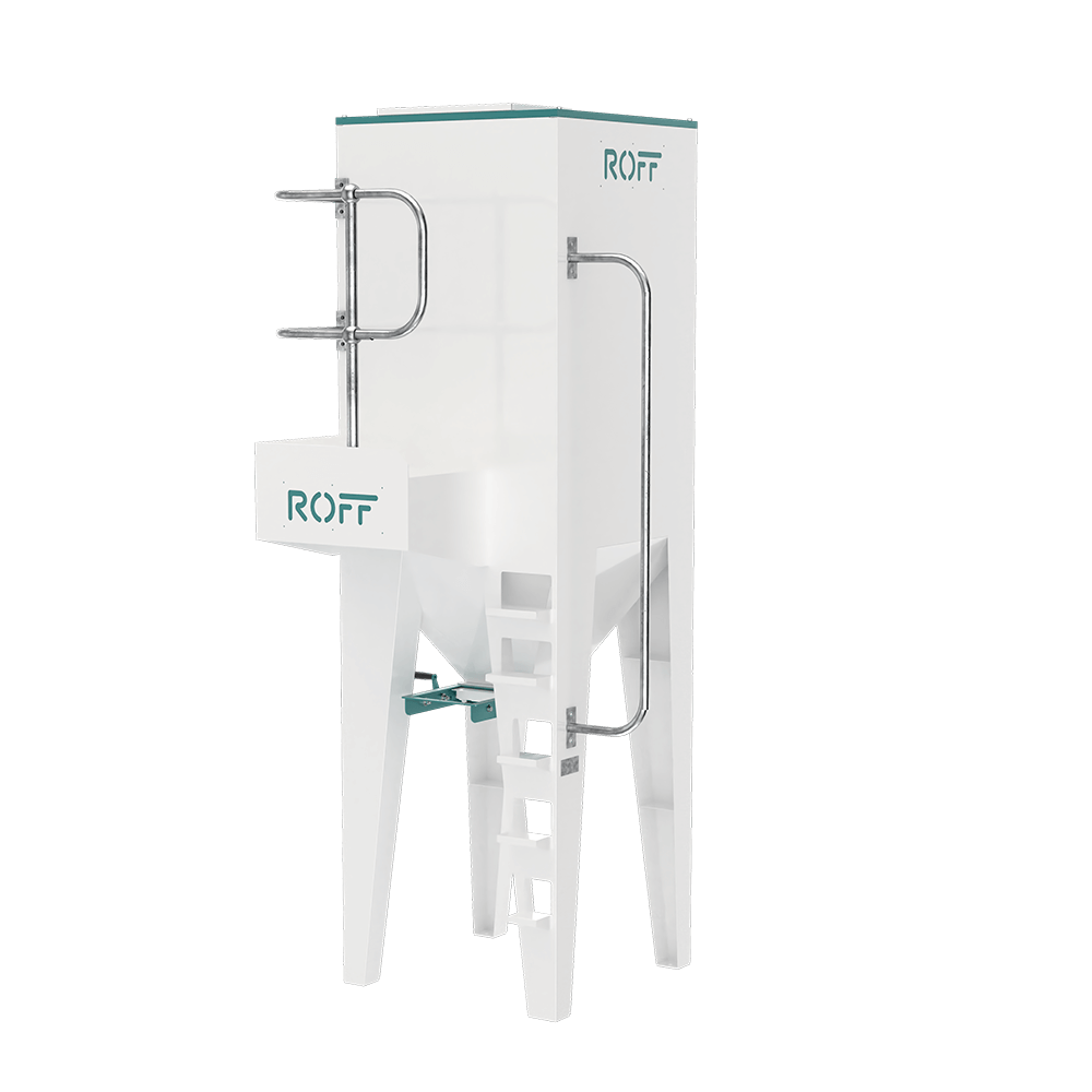 Storage Bin with Slide Gate/Chute Outlet | Maize – Roff Milling